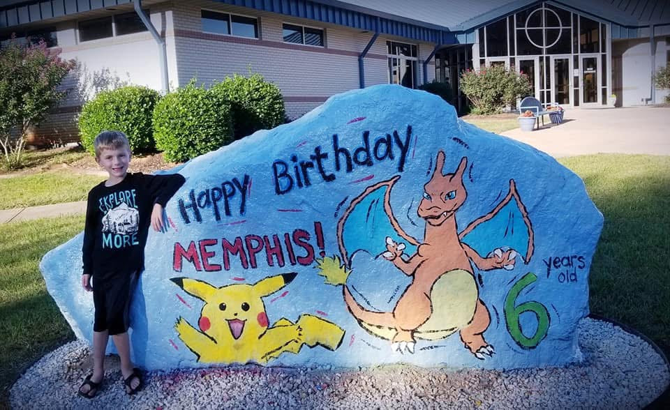 School Rock Painting – Paint it up!