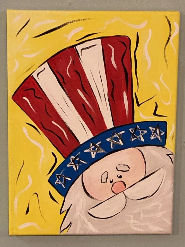 Uncle Sam Canvas – Paint it up!
