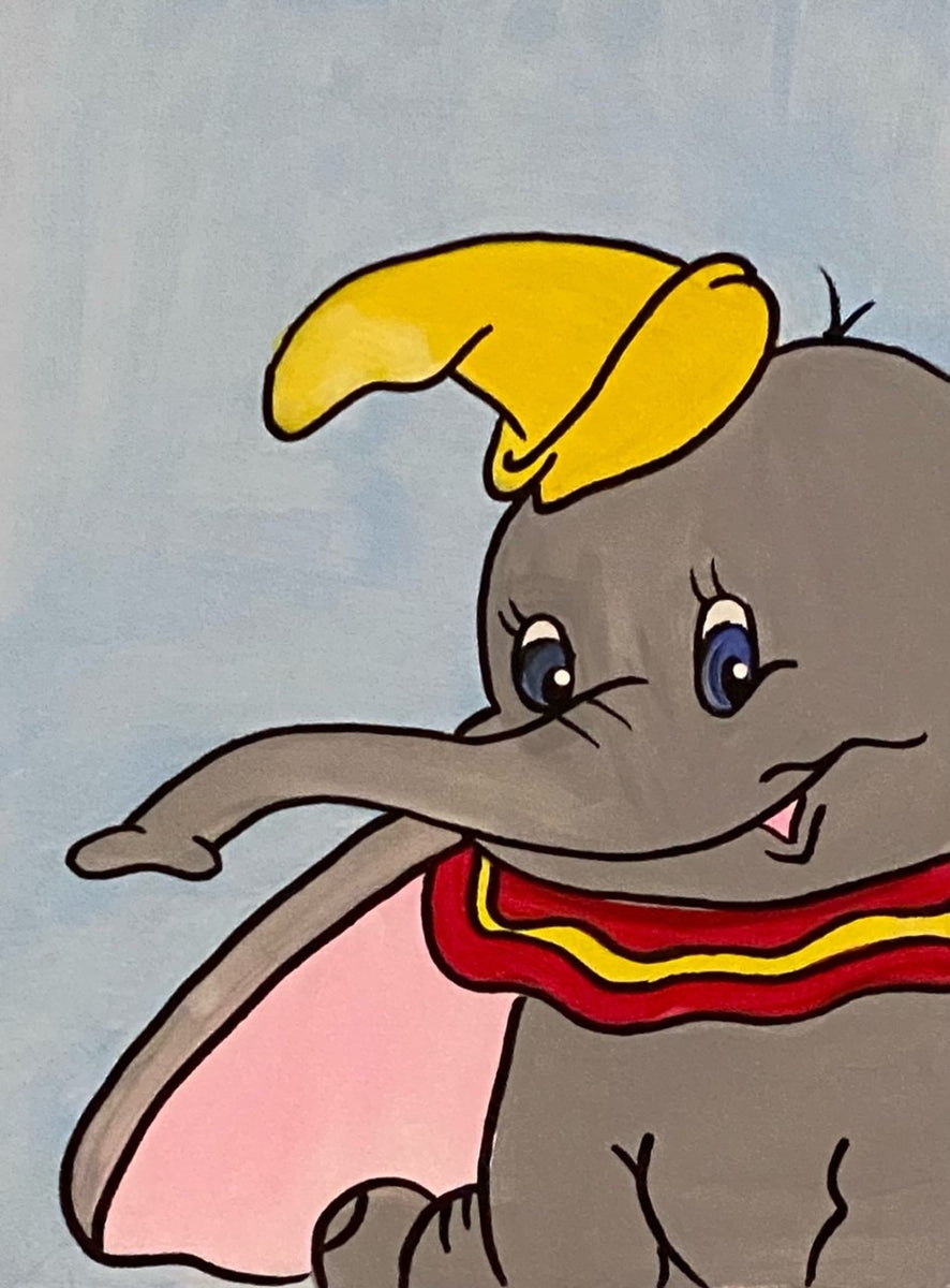 Dumbo Inspired Canvas – Paint it up!